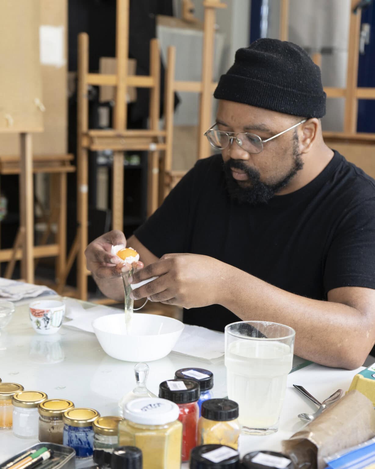 How to Make our own Egg Tempera Paint - Academy of Fine Art