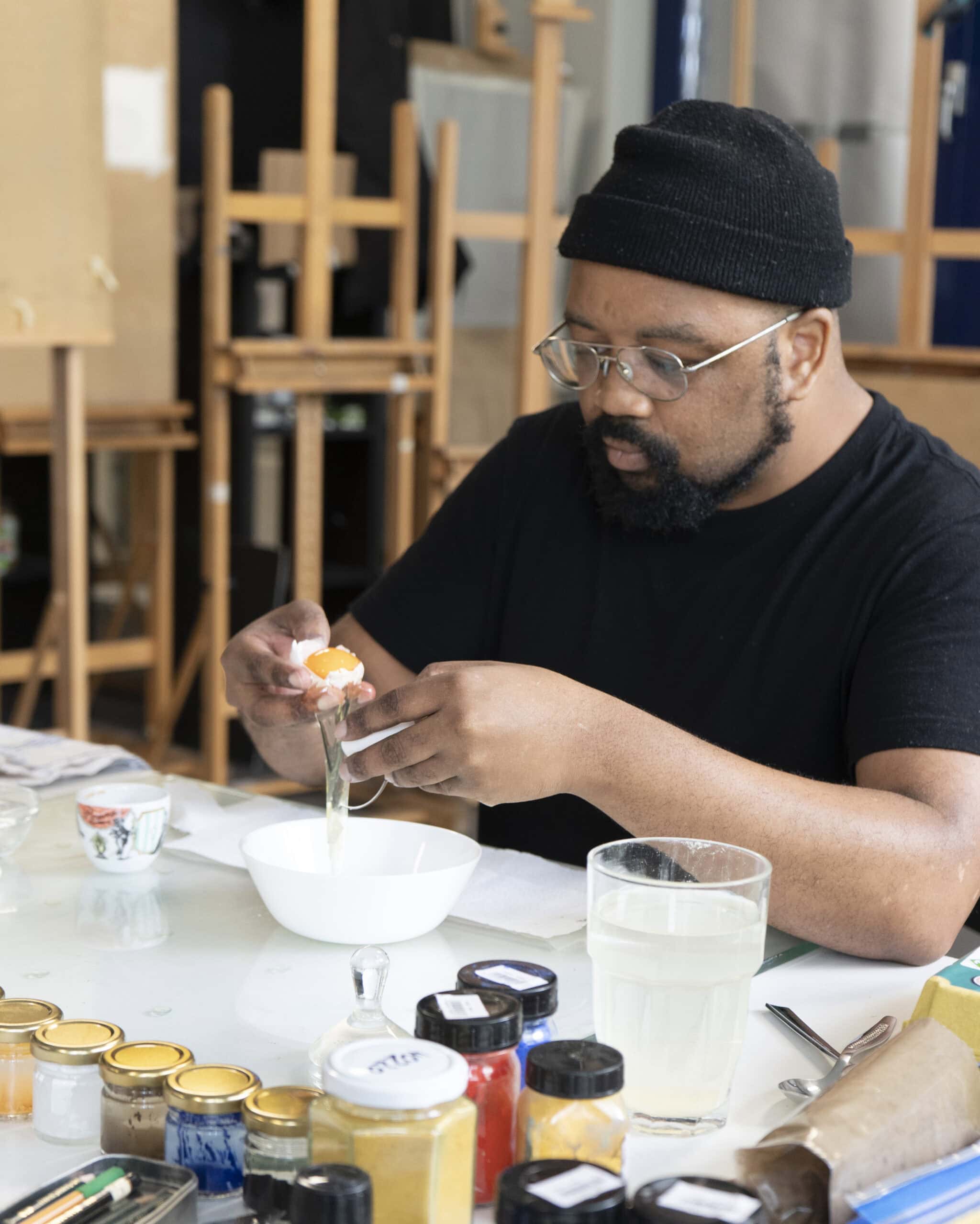 How to Make our own Egg Tempera Paint - Academy of Fine Art